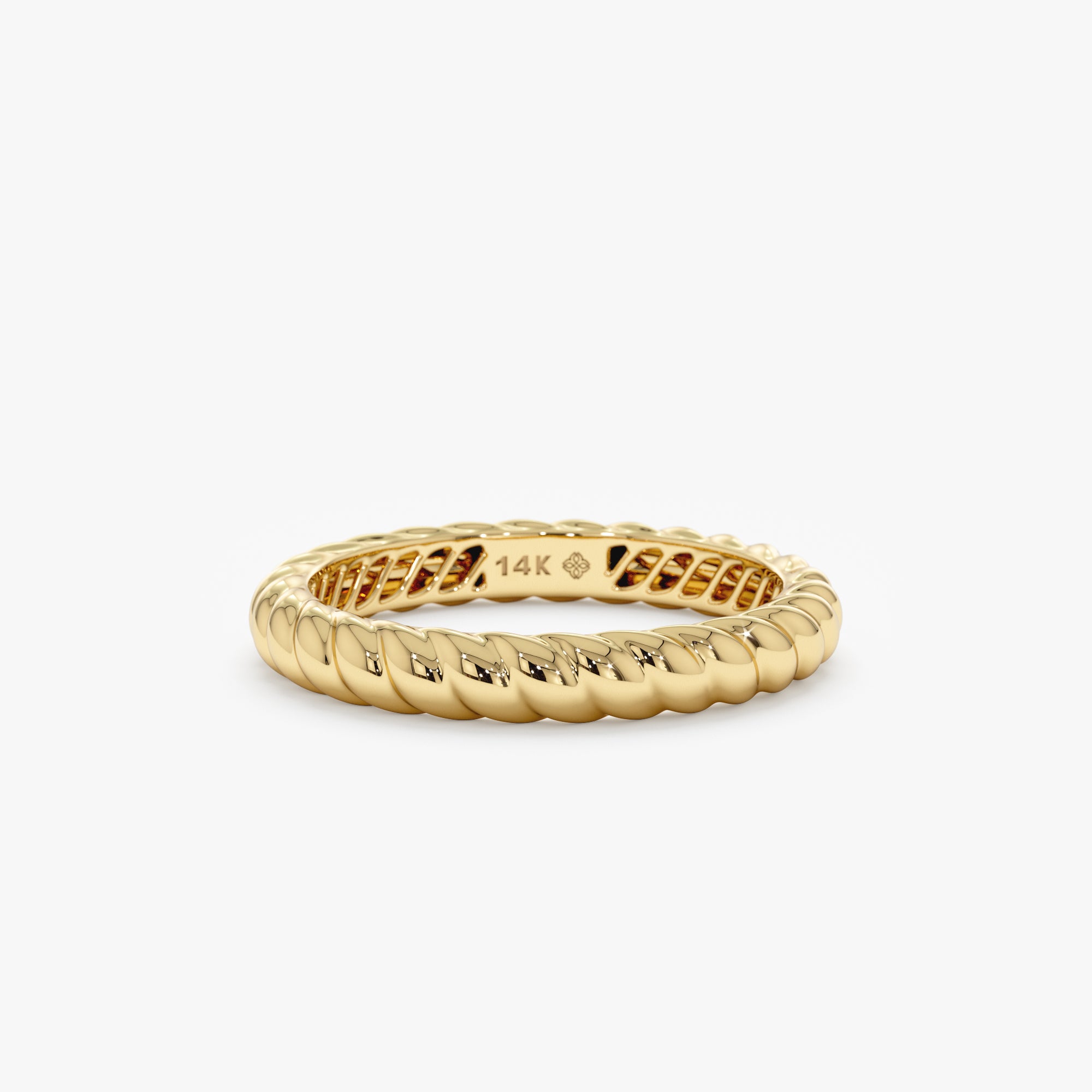 Handcrafted In Solid Gold Wedding Band