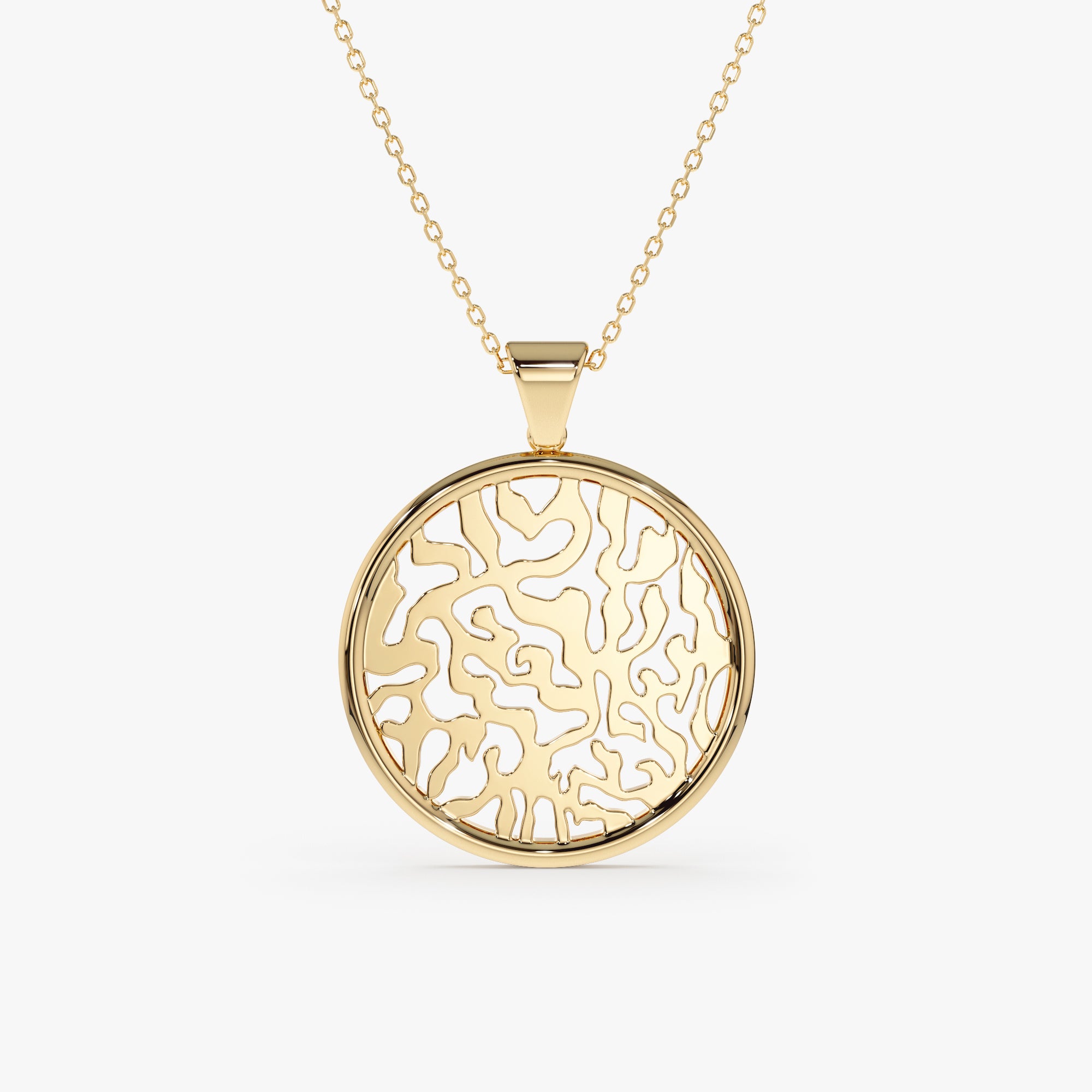 Solid Gold Shema Prayer Necklace | Sarah Elise Jewelry