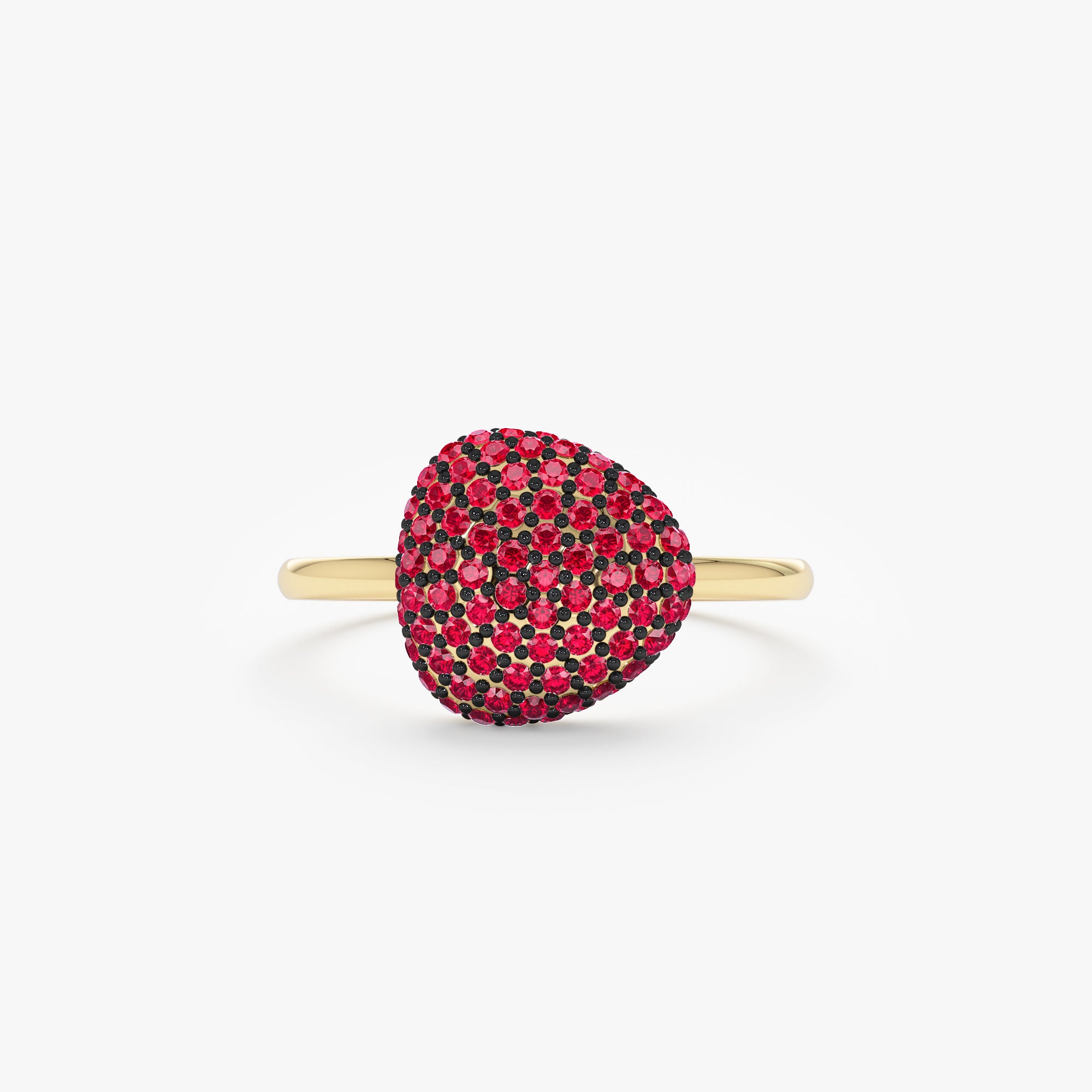 Pave Ruby Ring | Sarah Elise Jewelry