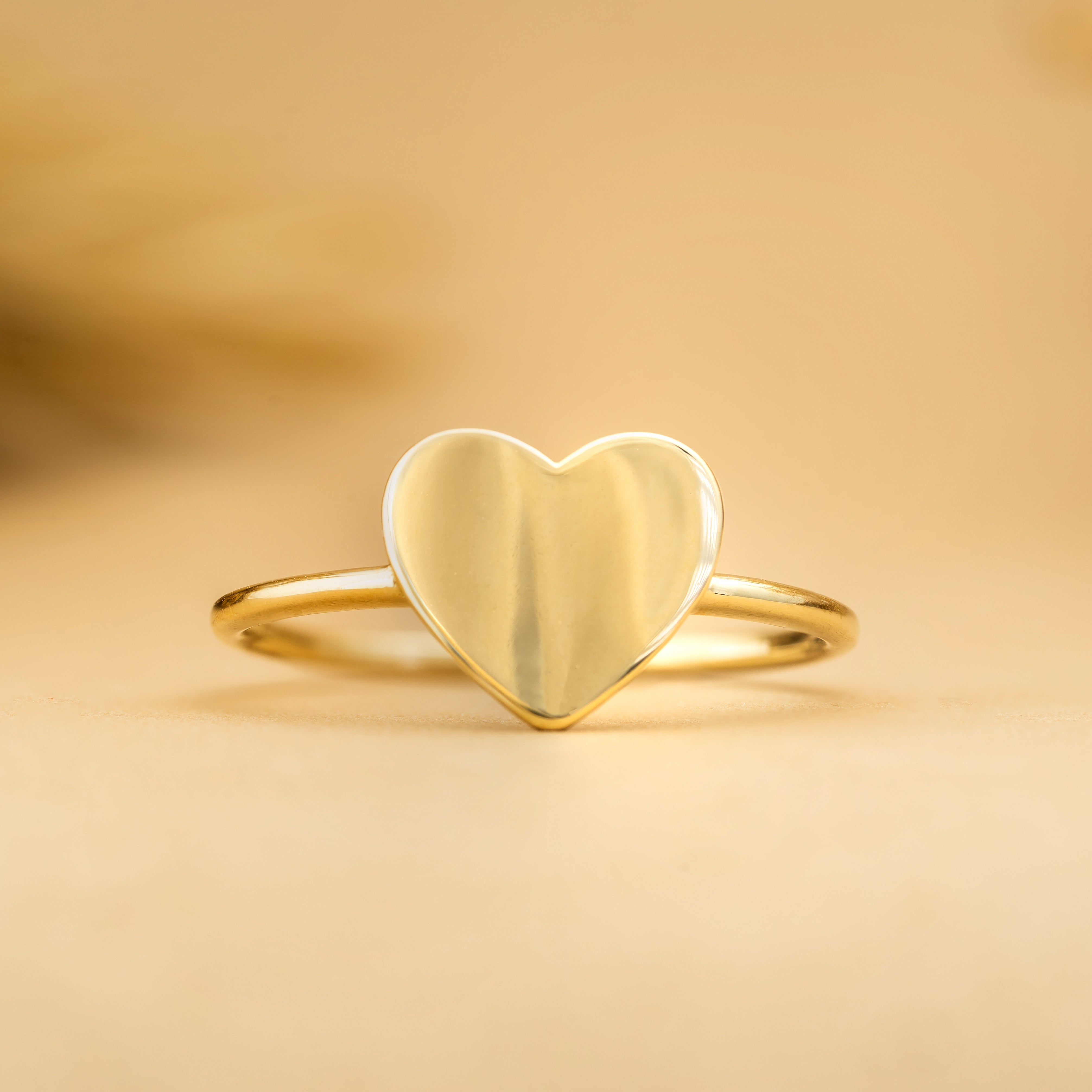 Handmade Personalized Heart Ring