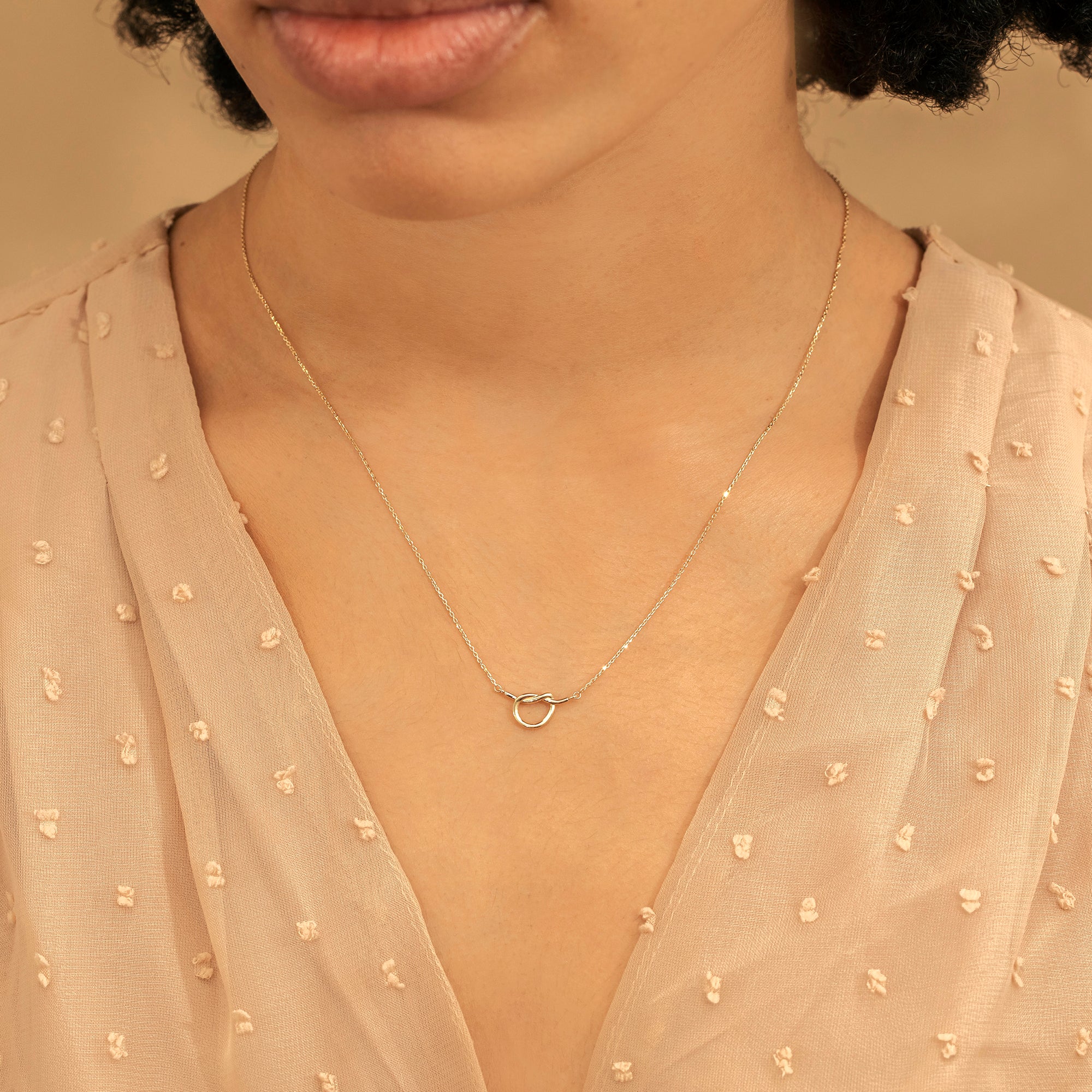 Promise Knot Pendant Necklace | Sarah Elise Jewelry