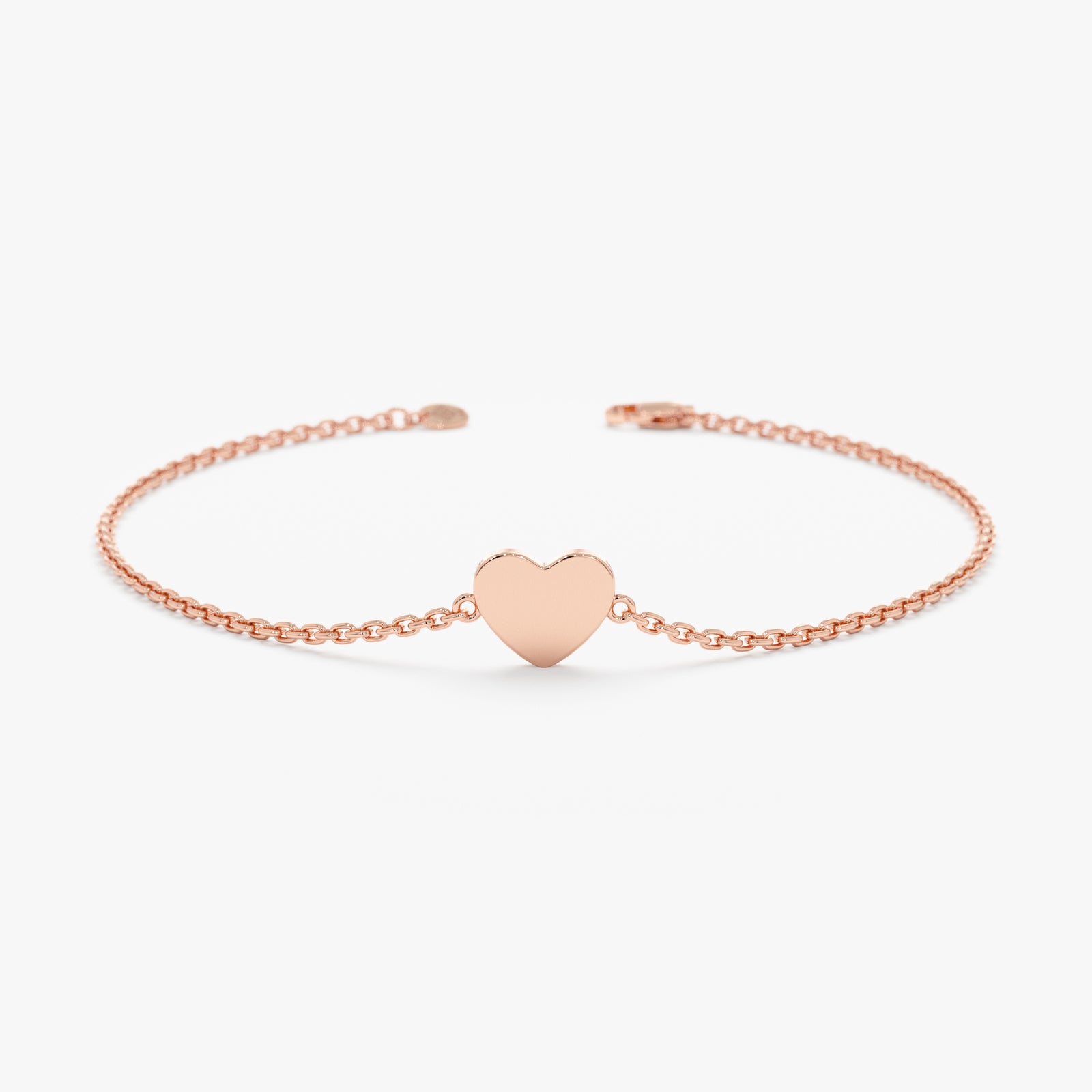 Gold heart bracelet store