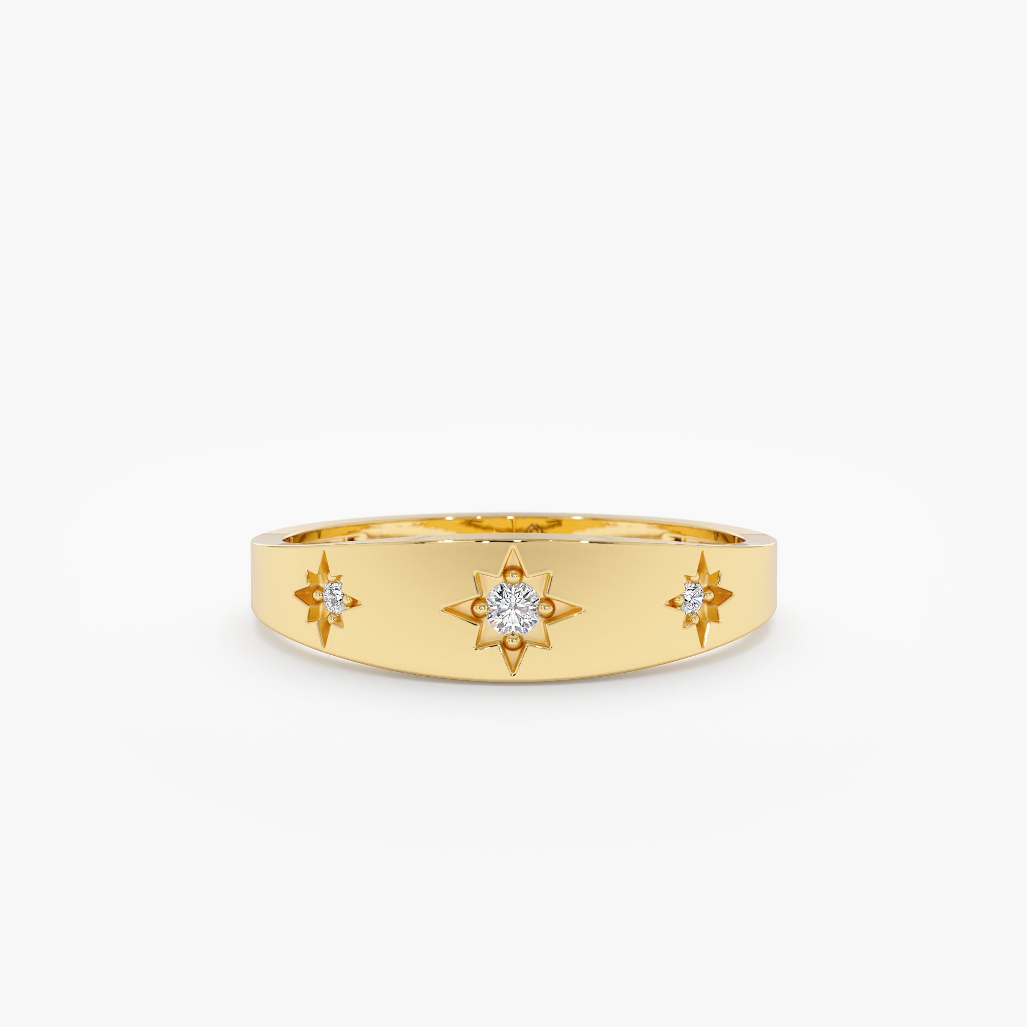 Natural Diamond Multi Starburst Ring